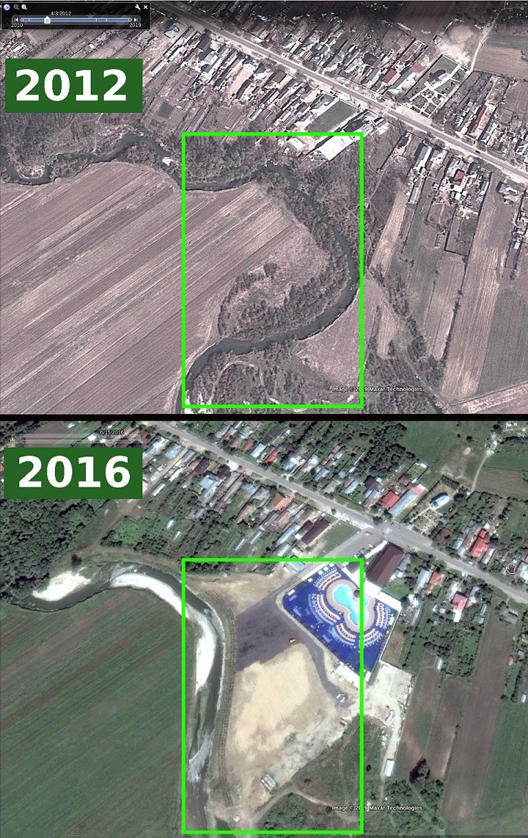Giurgiu: Râul Neajlov, mutat cu 100 de metri pentru a face loc piscinei ...