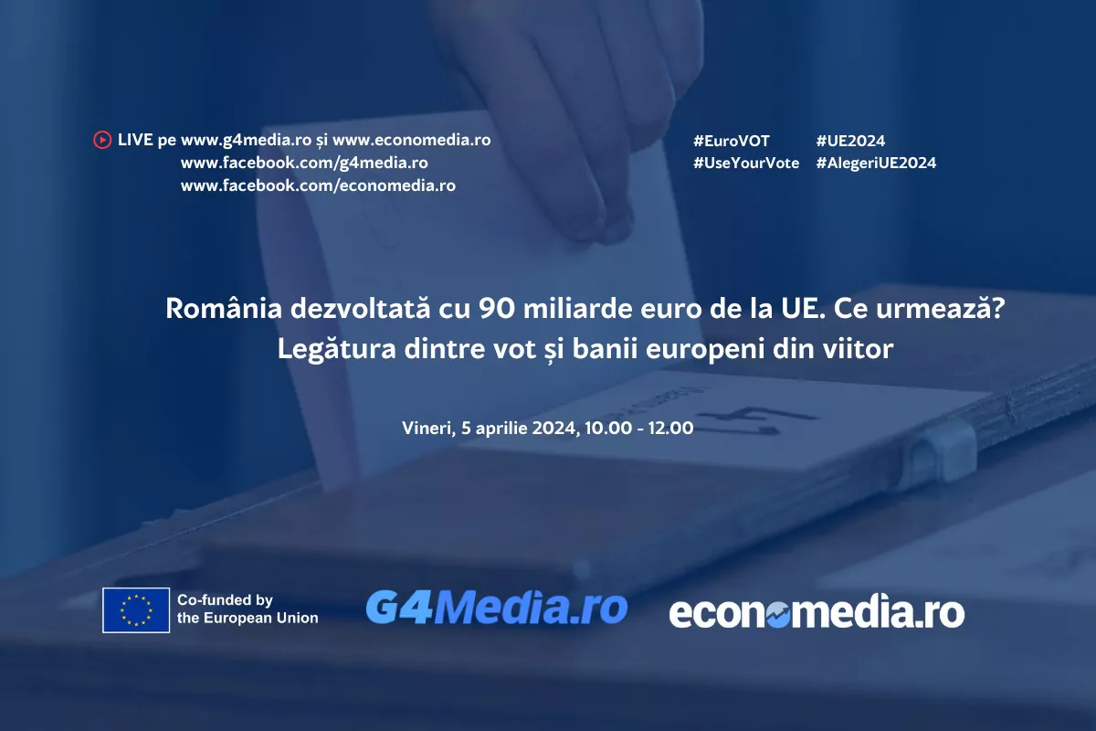 Ultimele locuri disponibile/ Dezbaterea G4Media - Economedia, vineri, 5 ...
