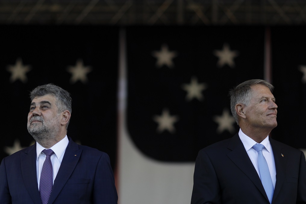 POZA ZILEI Marcel Ciolacu și Klaus Iohannis, împreună, dar separat la ...