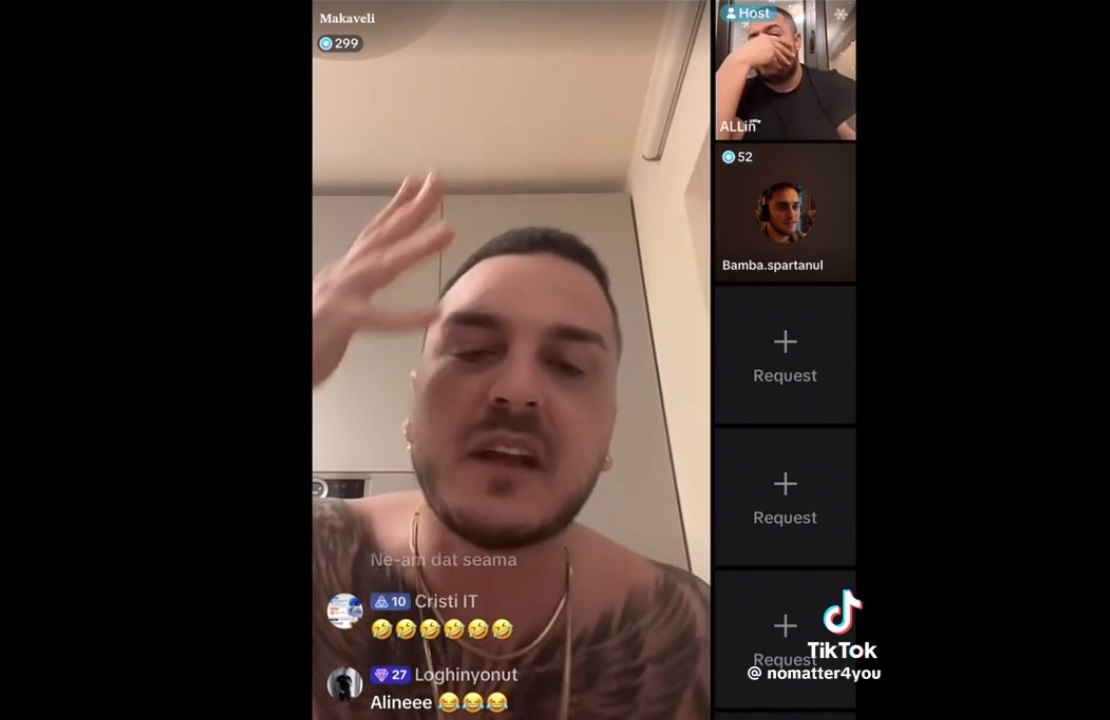 VIDEO Makaveli se ”autodenunță” pe TikTok și spune că a fost plătit de ...