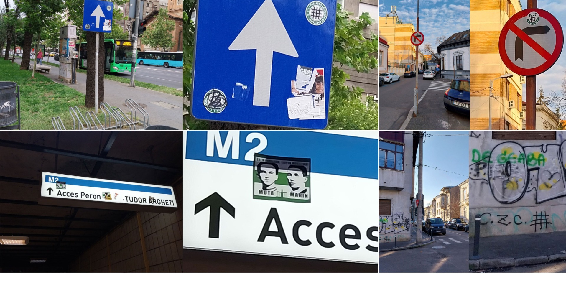 Creșterea propagandei neolegionare în București: stickere și graffiti ...
