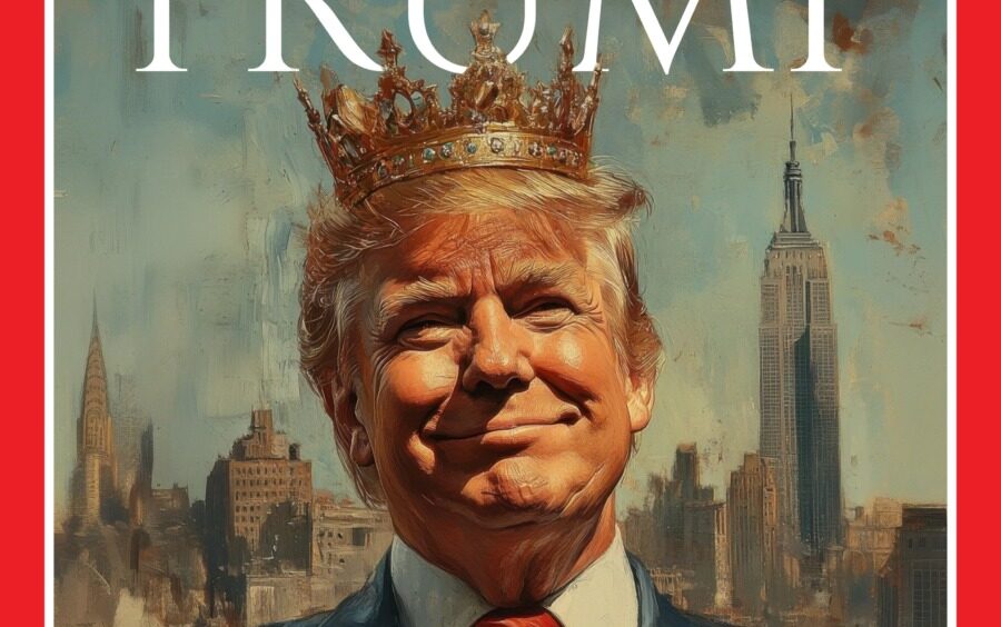 Casa Albă a publicat o imagine cu Donald Trump purtând o coroană de rege