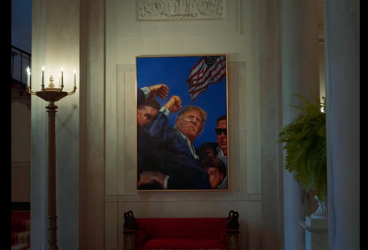 VIDEO Trump înlocuiește un portret al lui Obama de la Casa Albă cu ...